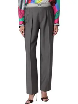 Versace Mohair Wool Trousers - Grey