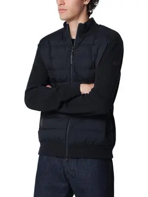 Moncler Quilted Down Padded Cardigan - Blue