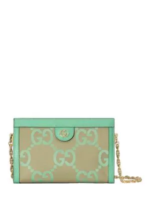 Gucci Ophidia Jumbo Gg Small Shoulder Bag Beige/green Mint