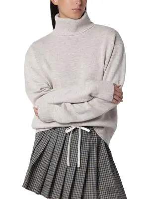 THE FRANKIE SHOP The Frankie Shop Gala Light Merino Wool Turtleneck Sweater