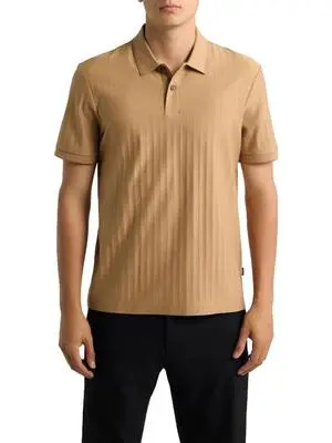 BOSS H-parlay Cotton Polo - Medium Beige