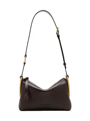Marc Jacobs Scene Medium Crinkled Leather Shoulder Bag - Fondant