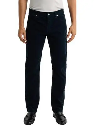 FRAME Modern Fit Straight Leg Stretch Corduroy Pants - Dark Navy