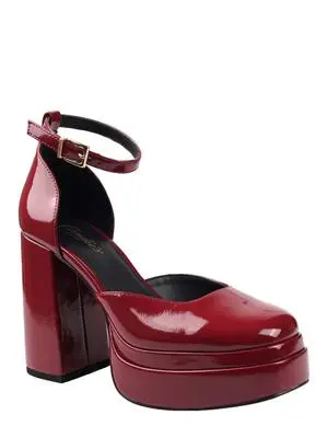 CANDIE'S Ankle Strap Platform Pump - Winfx