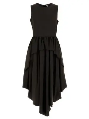 Loewe Viscose Blend Dress - Brown