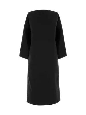 JIL SANDER Silk Blend Dress - Black
