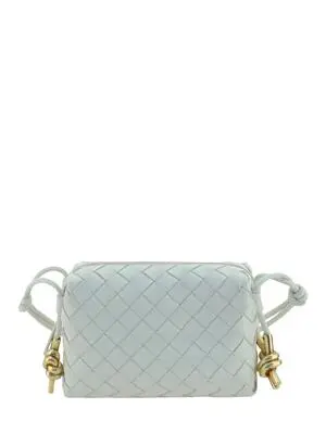 Bottega Veneta BOTTEGA VENETA Loop Leather Shoulder Bag White