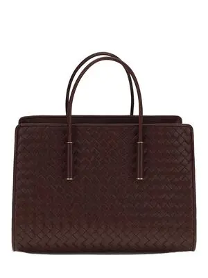 Bottega Veneta Barbara Tote Bag - Brown