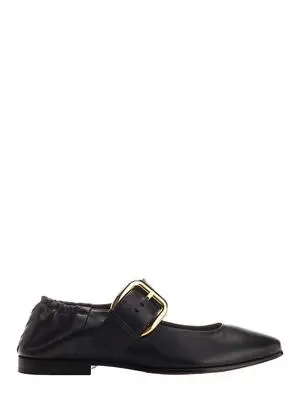 Bottega Veneta BOTTEGA VENETA Astaire Mary Jane Ballerinas Black