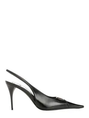 Saint Laurent SAINT LAURENT Babylone 90 Slingback Pumps Black