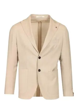 Tagliatore Tagliatore Men Montecarlo Blazer Cream