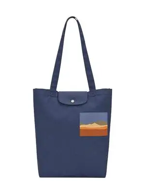Longchamp X Caroline Hélain M Tote Bag 'thistle - Blue
