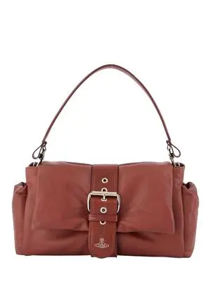 VIVIENNE WESTWOOD Hazel Treasure Xl Handbag 'chestnut - Brown