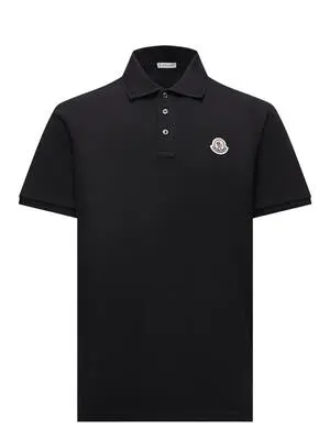 Moncler Short-sleeve Polo - Black
