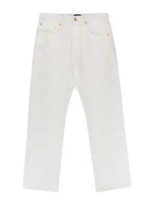 PURPLE BRAND Jacquard Straight Jeans - Cream