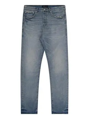 PURPLE BRAND Icon Wide Denim Jeans - Blue