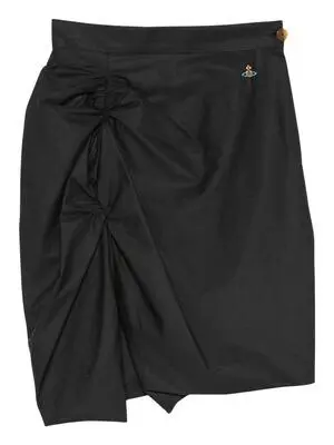VIVIENNE WESTWOOD Vivienne Westwood Ruched Panther Skirt