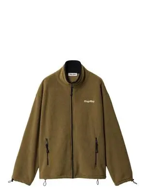 Miu Miu Pile Blouson Jacket - Green