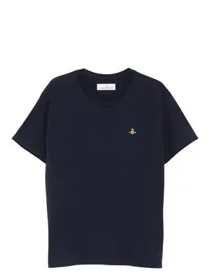 VIVIENNE WESTWOOD Orb Logo T-shirt - Blue