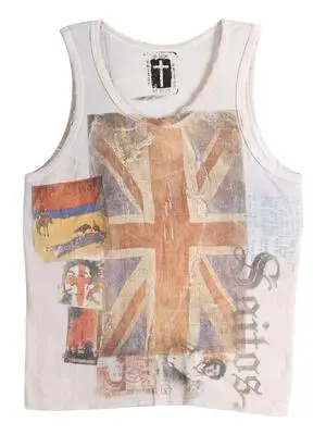 SAITOS Union Punk Tank - Cream