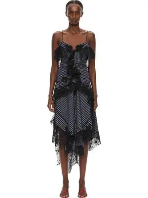CHRISTOPHER ESBER CHRISTOPHER ESBER Embroidered Handkerchief Envelope Cami Dress