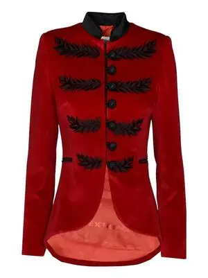THE EXTREME COLLECTION The Extreme Collection Renata Embroidered Velvet Blazer