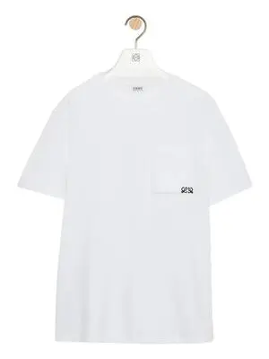 Loewe Relaxed Fit Logo T-shirt For - White