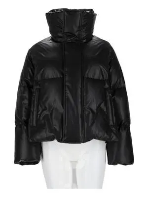 MAISON MARGIELA MM6 Maison Margiela Cropped High Neck Puffer Jacket