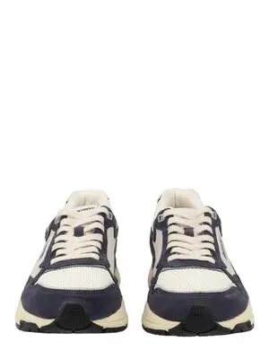 AUTRY Low-top Sneakers In Mesh And Suede - Multicolour