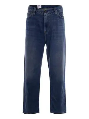 Carhartt Work In Progress Straight Leg Jeans - Blue