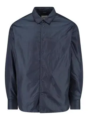 Aspesi Lightweight Button-front Shirt Jacket - Blue