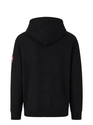 Canada Goose Pullover Hoodie With Logo Patch - Black