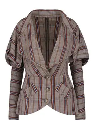 VIVIENNE WESTWOOD Plaid Tailored Blazer - Multicolor