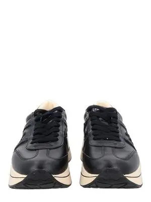 Premiata PREMIATA Low-Top Lace-Up Sneakers Black