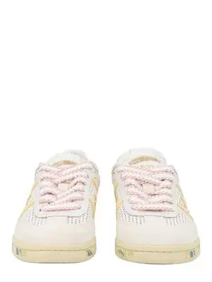 Premiata PREMIATA Low-Top Lace-Up Sneakers White