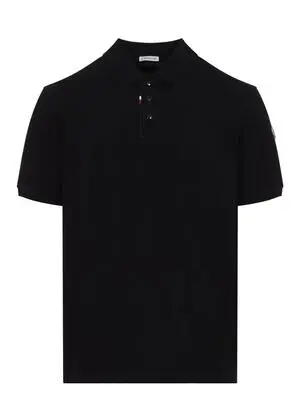 MONCLER Moncler Short-Sleeve Cotton Polo Shirt