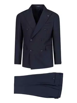 Tagliatore Double-breasted Suit Set - Blue
