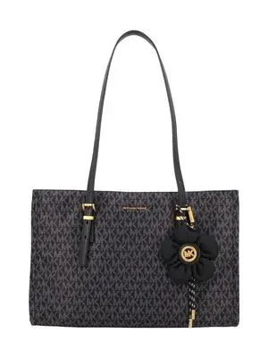 Michael Kors Monogram Tote Bag - Black
