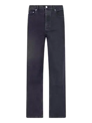 A.p.c. Straight-leg Denim Jeans - Black