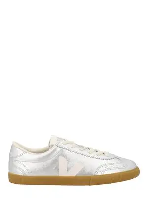 VEJA VEJA Low-Top Leather Sneaker Silver