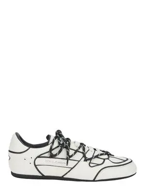 Dolce & Gabbana DOLCE & GABBANA Contrast Detail Low-Top Sneakers White