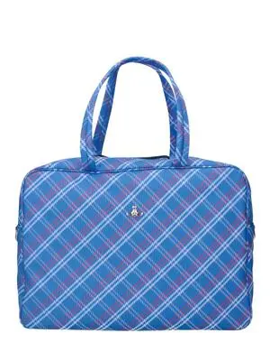 VIVIENNE WESTWOOD Plaid Tote Bag - Blue