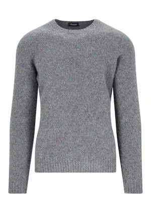 DRUMOHR Crewneck Wool Sweater - Grey