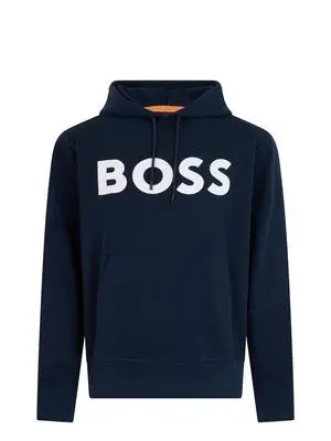 BOSS Logo Hoodie - Blue