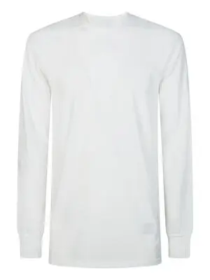 Rick Owens Long Sleeve Level T-shirt - Bianco