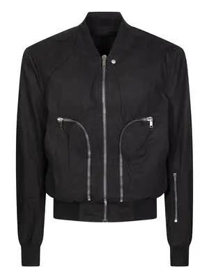 Rick Owens Bauhaus Flight Bomber Jacket - Nero