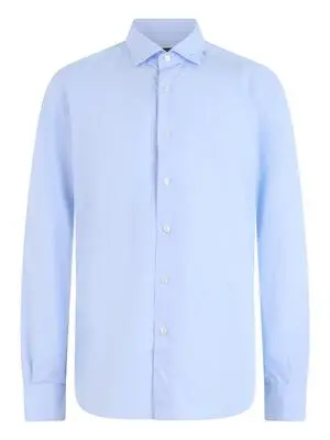 SLOWEAR Regular-fit Long-sleeve Dress Shirt - Light Blue