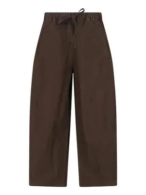 ENTIRE STUDIOS Wide-leg Drawstring Pants - Brown