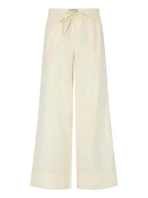 ENTIRE STUDIOS Wide-leg Drawstring Pants - Cream