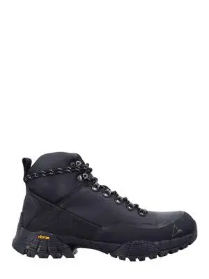 ROA High Top Hiking Boots With Vibram Sole - Nero